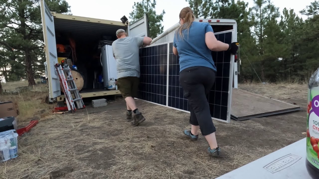 Unboxing Our PALLET Of Solar Panels! - YouTube