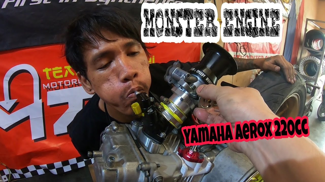 Super 220cc engine build for Yamaha Aerox | Straight JVT - YouTube
