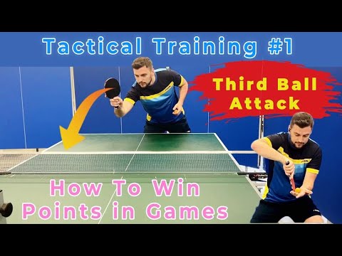 HOW TO WIN POINTS | W/ Serve - Third Ball Attack | Table Tennis / Ping ...