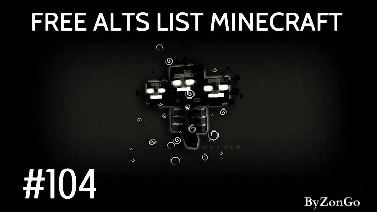 #104 FREE ALTS LIST MINECRAFT 2017/COMPTE MINECRAFT - YouTube