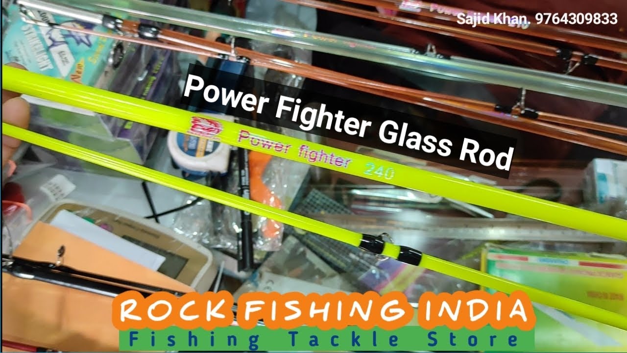 Power Fighter Glass Rod 6ft 7ft 8ft | Only Rs 600 | Rock Fishing india ...