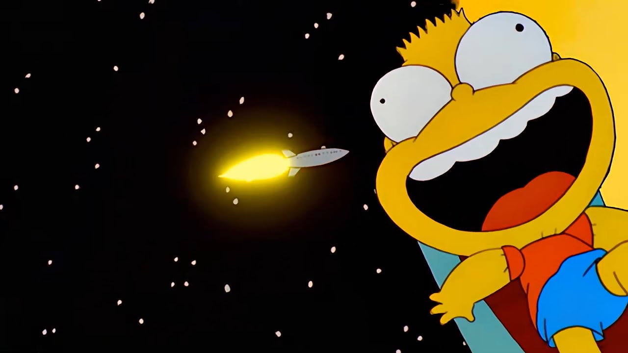 Hey Look Another Spaceship - The Simpsons - YouTube