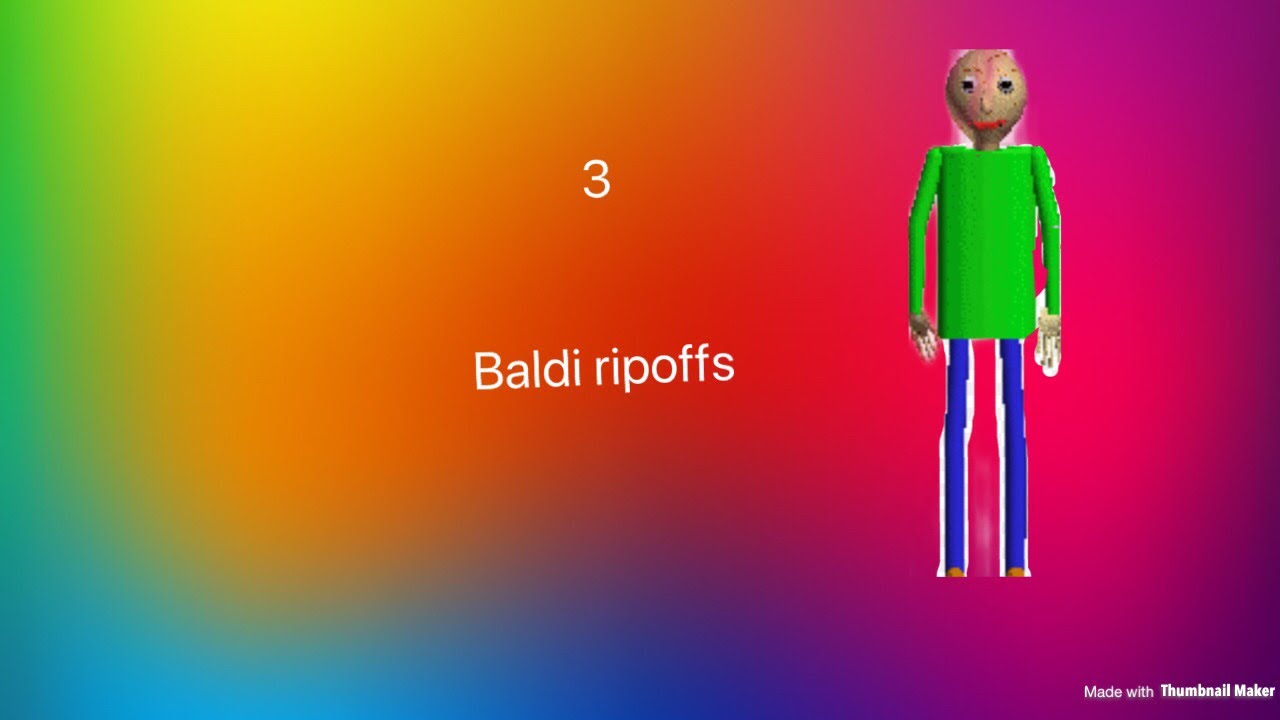 Baldi’s basics rip offs no sound - YouTube