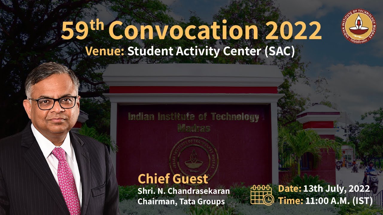 59th Convocation Day | IIT Madras | #IITMConvo - YouTube