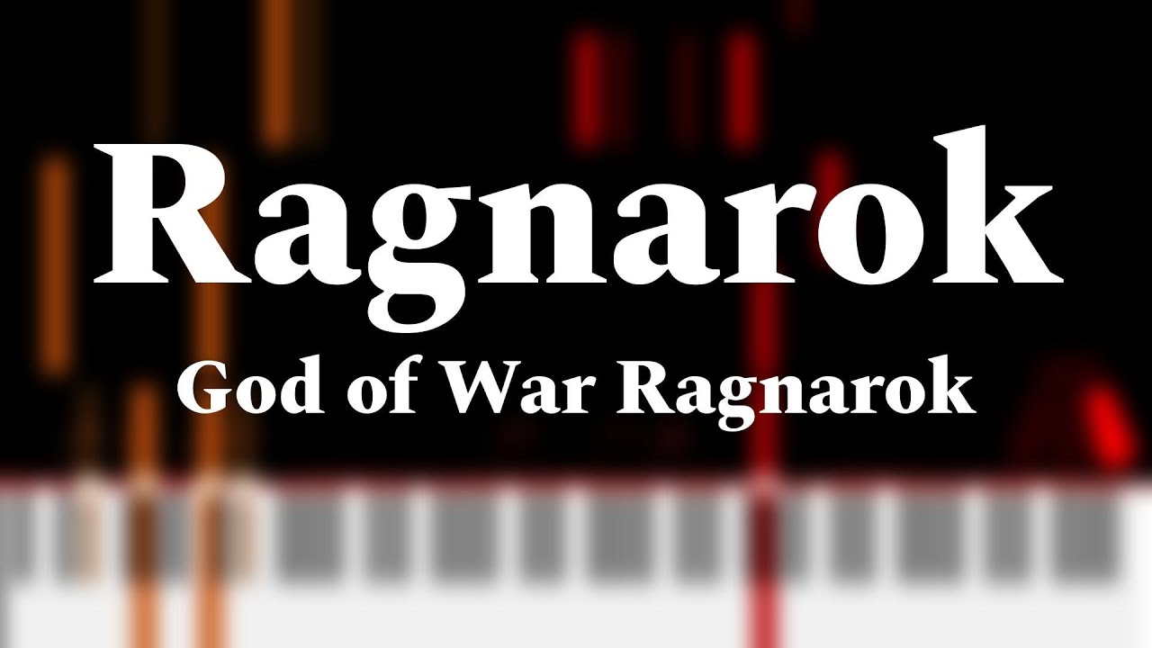 God of War: Ragnarok - Ragnarok / Norns Theme | Piano Cover / Tutorial ...