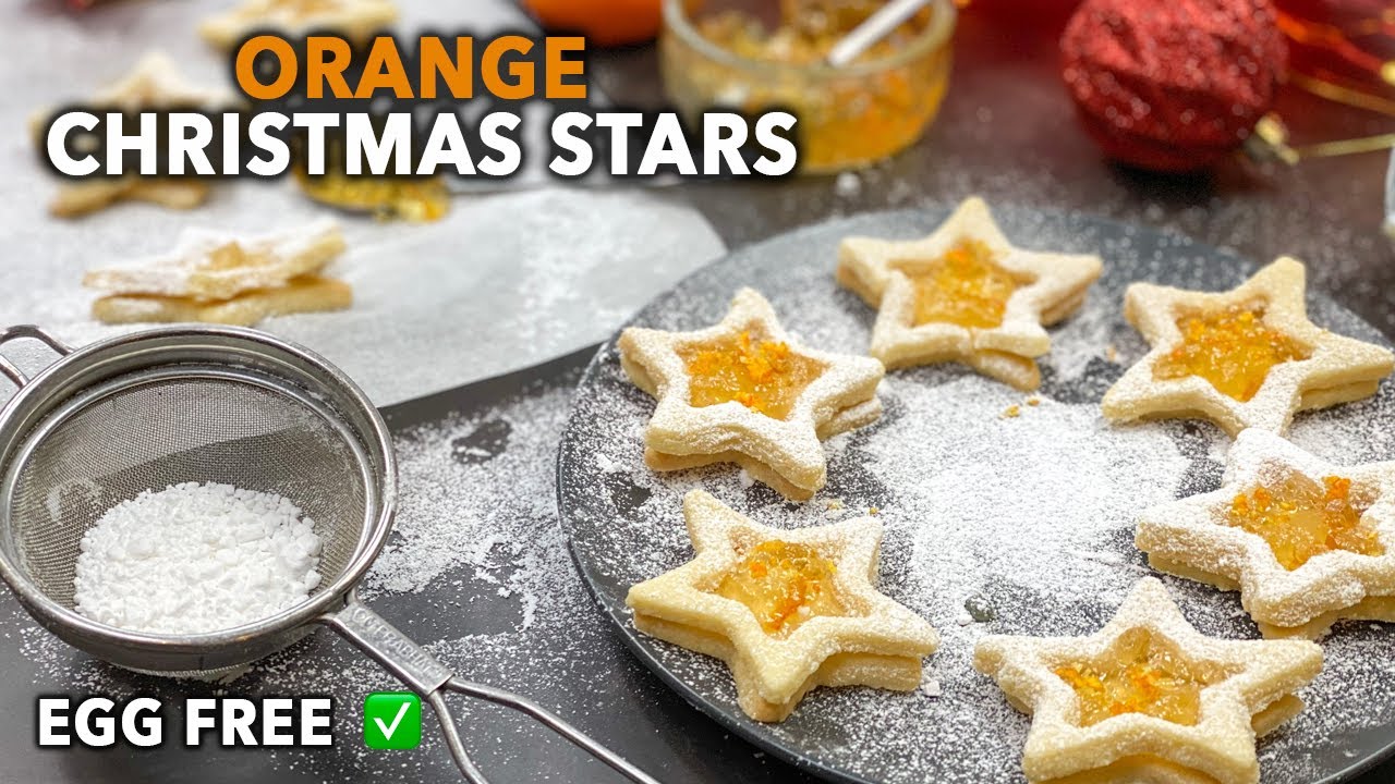 Orange Christmas Stars | Shortbread | Biscuits | Jam | Marmalade ...