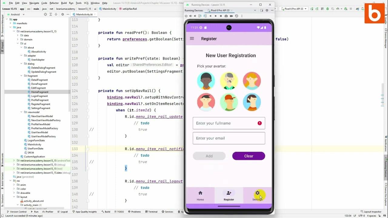 Android - Thêm menu vào toolbar trong Fragment - YouTube