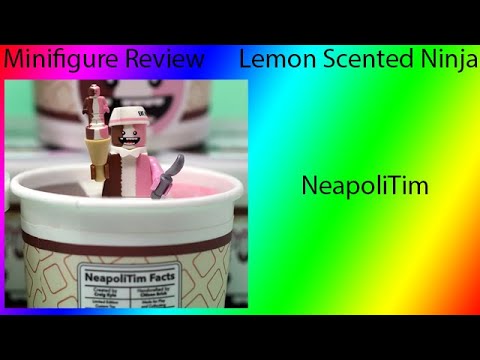 Custom Lego Minifigure Review: Lemon Scented Ninja NeapoliTim - YouTube