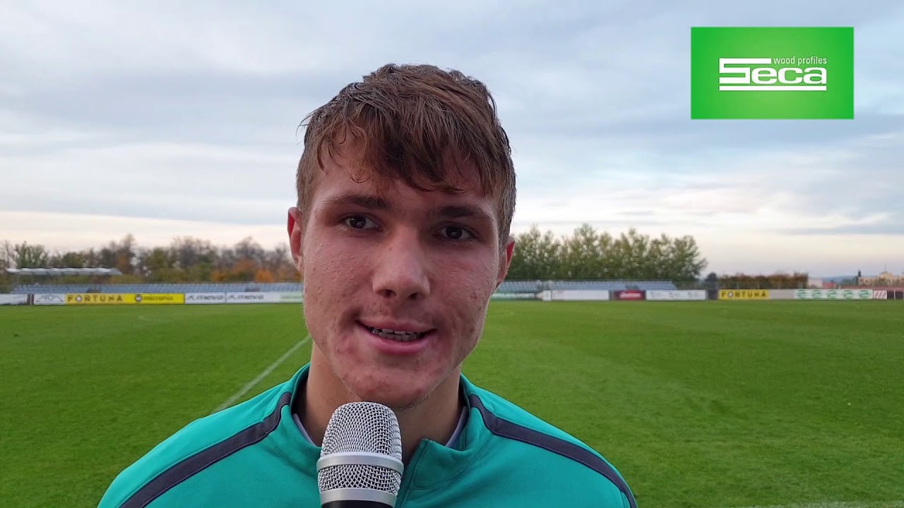 Mladík Filip Firbacher hodnotí vítězný duel proti Vlašimi - YouTube