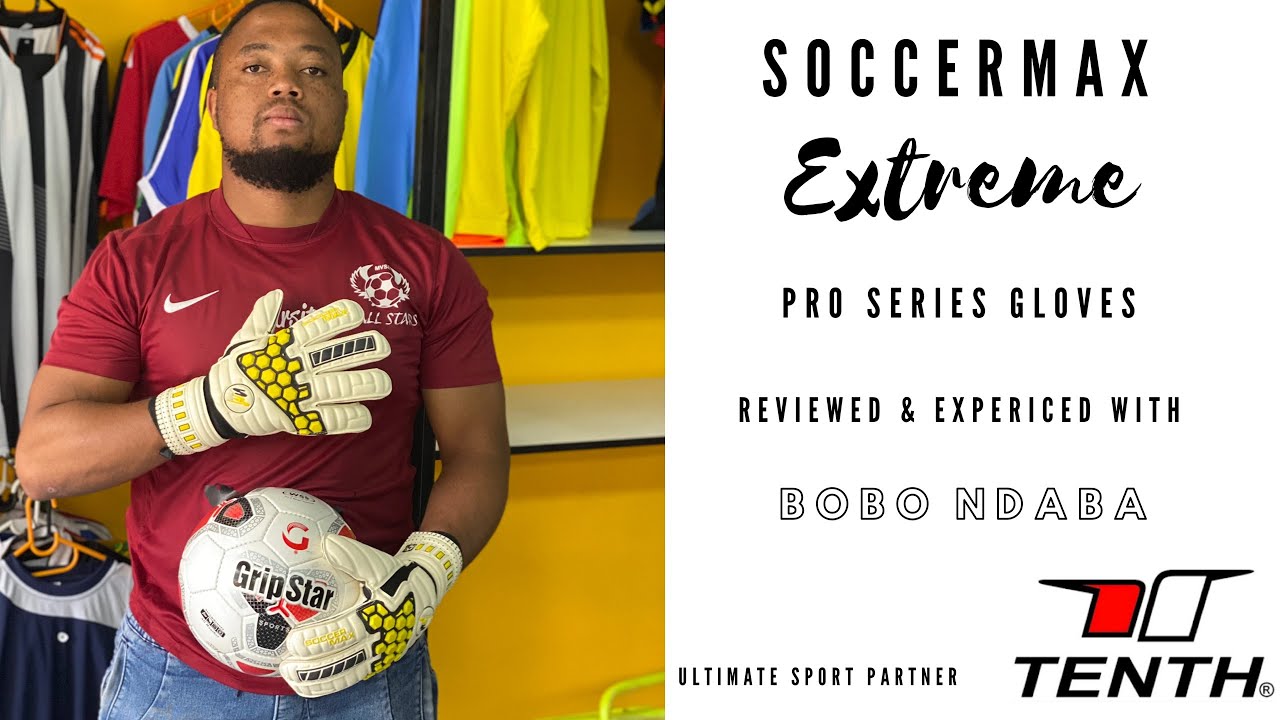 Tenth Sports - SOCCERMAX official Goal Keeper Gloves Review - YouTube