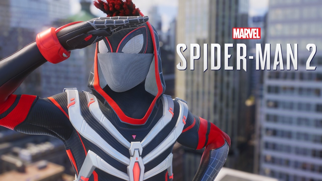 Red Spectre Suit Free Roam Gameplay In Marvel's Spider-Man 2 (4K) - YouTube