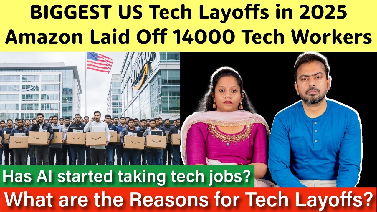 Biggest Tech Layoffs in the USA 2025 | Amazon laid off 14000 Tech ...