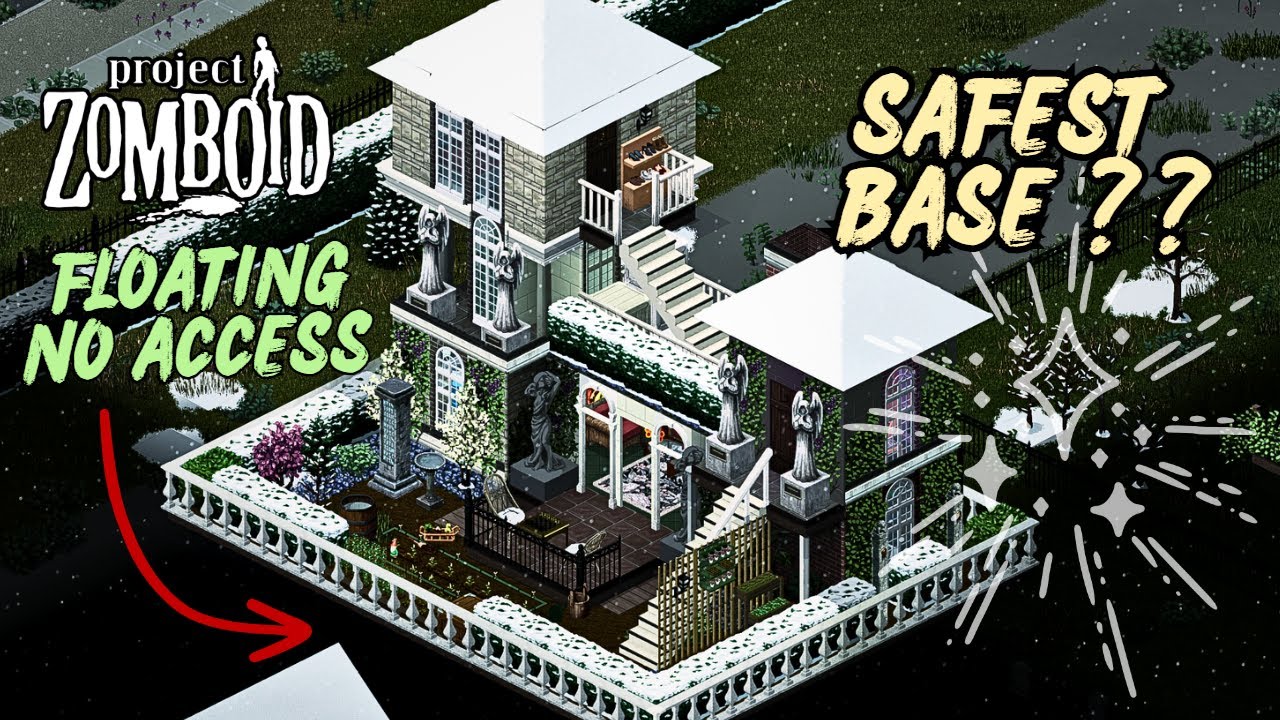 Witch's Floating Castle Base Tour | Project Zomboid - YouTube