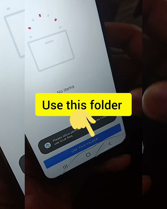 this folder use allow (particular video download start) - YouTube