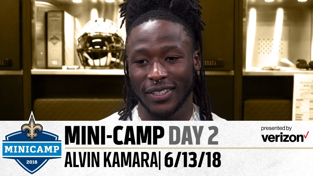 Kamara: "I'm in the best shape of my life" | 2018 Mini Camp - YouTube