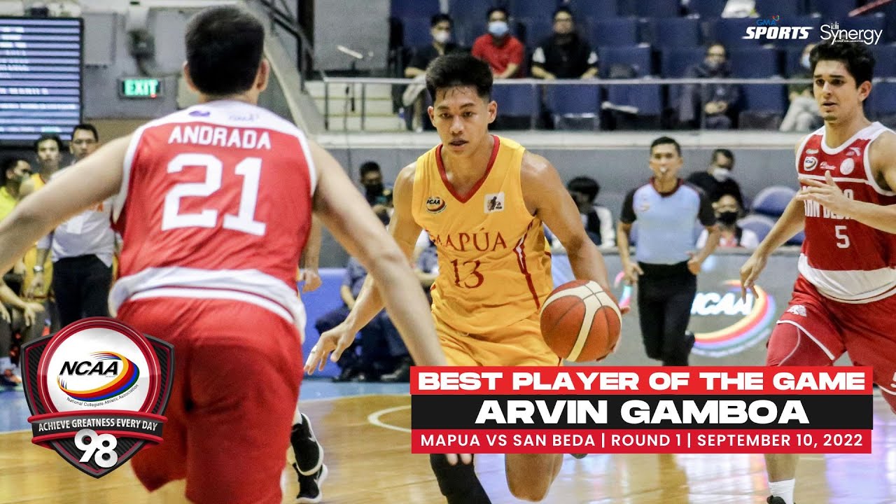 NCAA Season 98 | Best Player: Arvin Gamboa (Mapua vs San Beda) | Men's ...