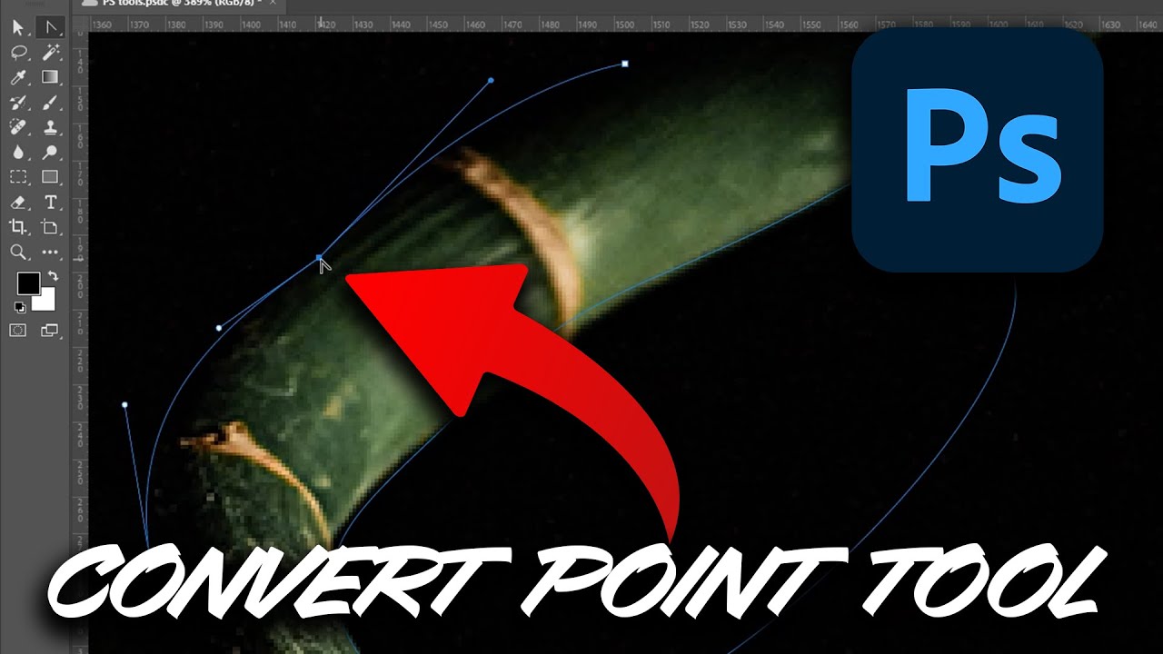 Photoshop Convert Point Tool Tutorial - YouTube