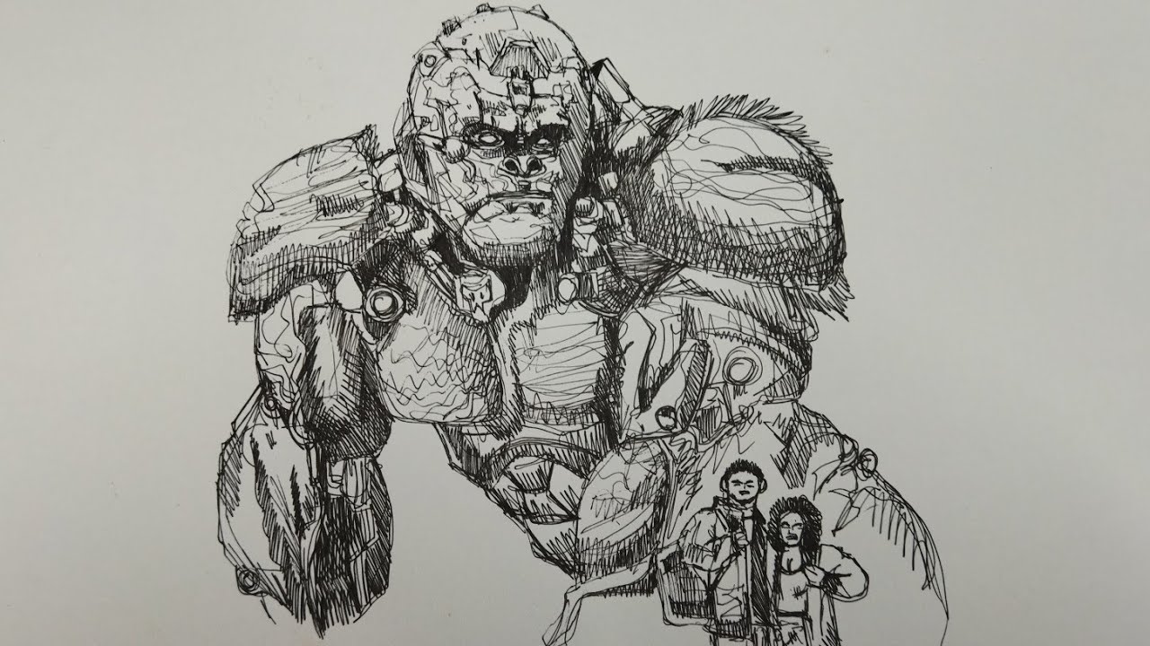 SPEED DRAWING - TRANSFORMERS RISE OF THE BEAST ‼️ ( cara lukis ...