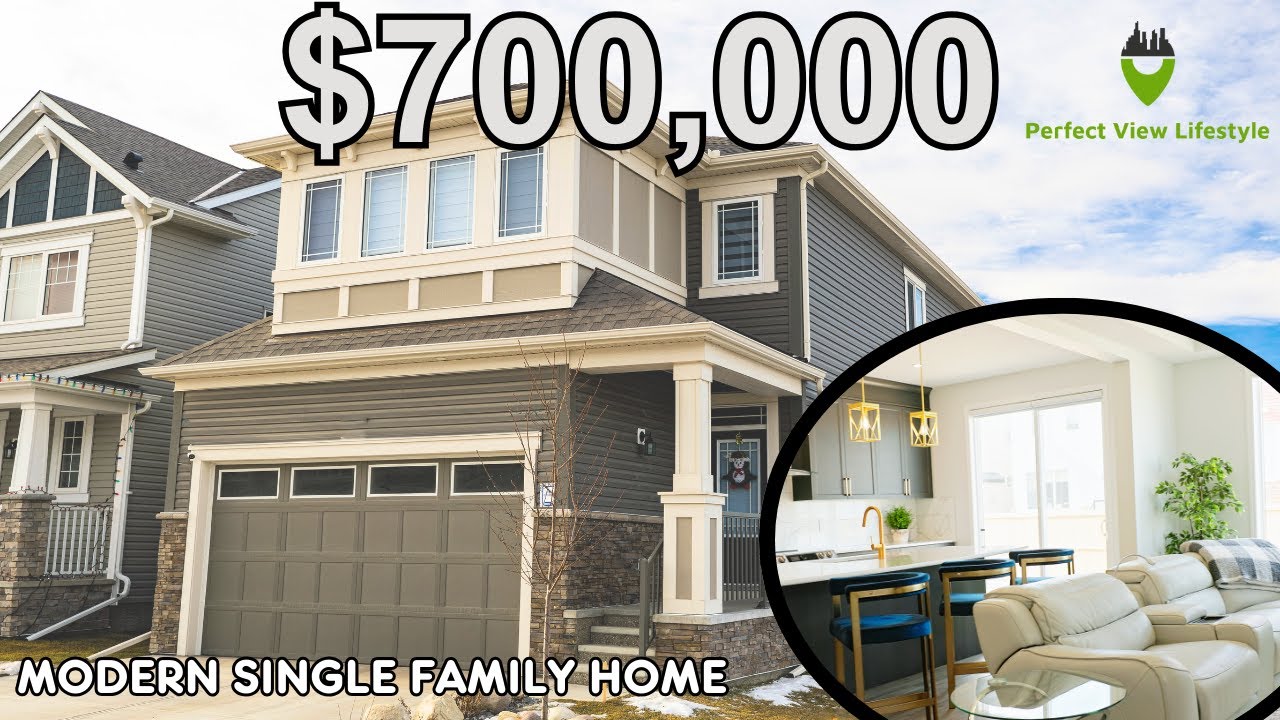 Inside a $700,000 Modern Single Family Home in Airdrie Alberta ...