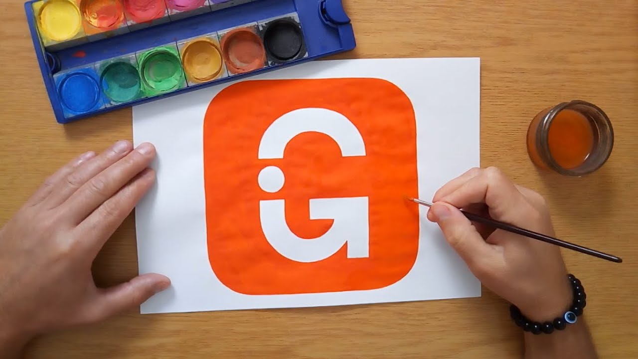 How to draw a GetYourGuide logo - YouTube