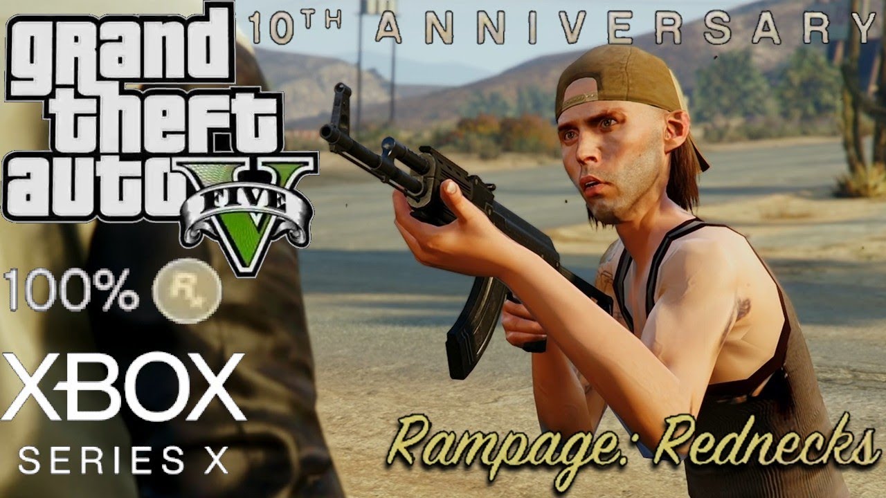 GTA 5 Xbox Series X - Mission #1 Rampage: Rednecks (10 Year Anniversary ...