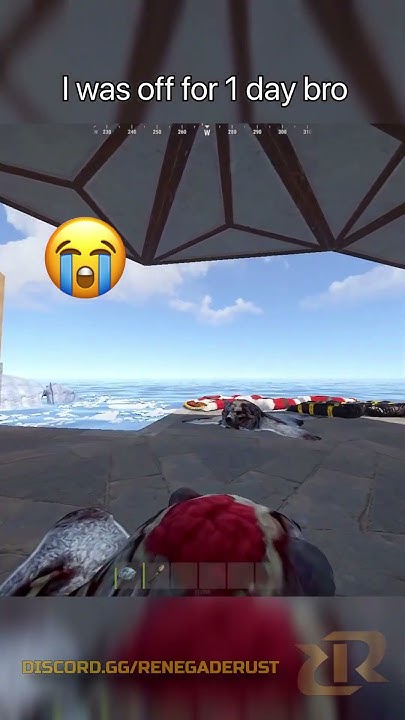 I was off for one day bro 💀 #rust #rustserver #rustgame #rustsurvival #playrust #rustpc # ...