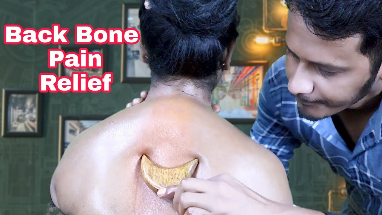 Women Back Bone Pain Relief Massage With Camphor Oil | Neck and ...