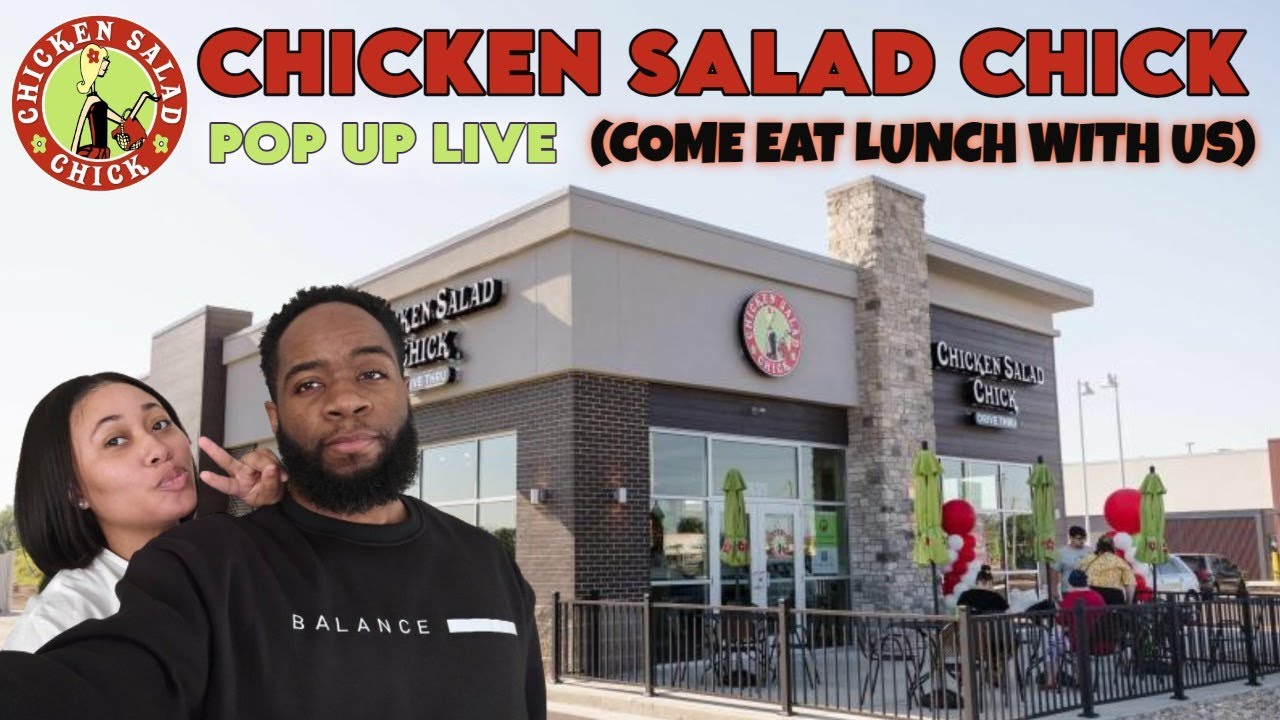 POP UP LIVE at CHICKEN SALAD CHICK | Come eat lunch with us! - YouTube