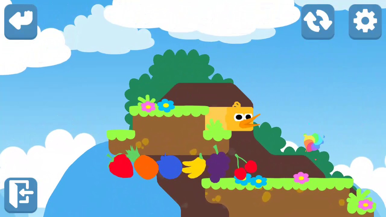 Snakebird Primer Level 3 Walkthrough - YouTube