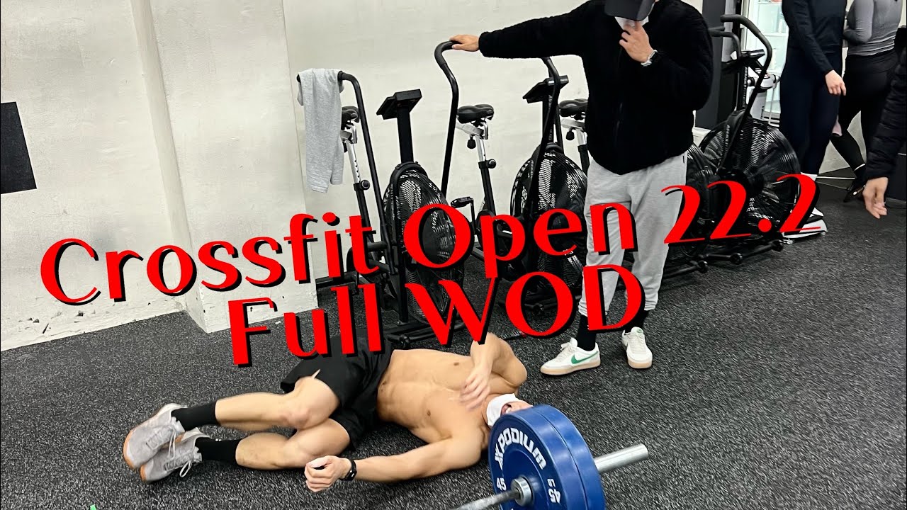 크로스핏 오픈 22.2 풀와드 영상 crossfit open 22.2 full wod film #crossfitopen ...