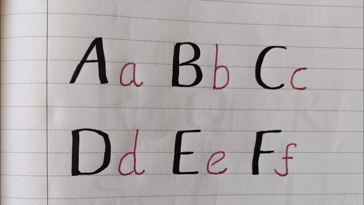 Writing Alphabets for Beginners - Neat and Legible Handwriting - YouTube