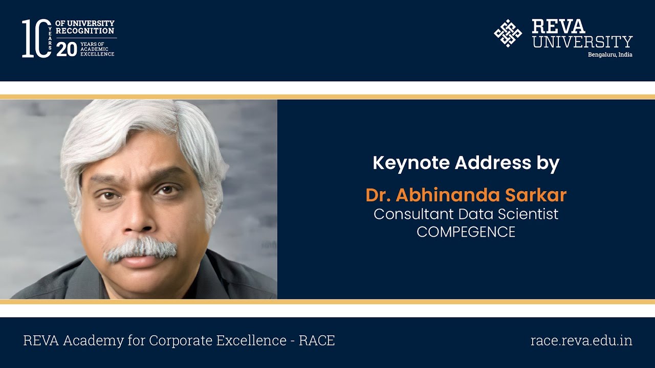 Dr. Abhinanda Sarkar - AI and Disruptive Technologies in Industry | Inauguration Presentation ...