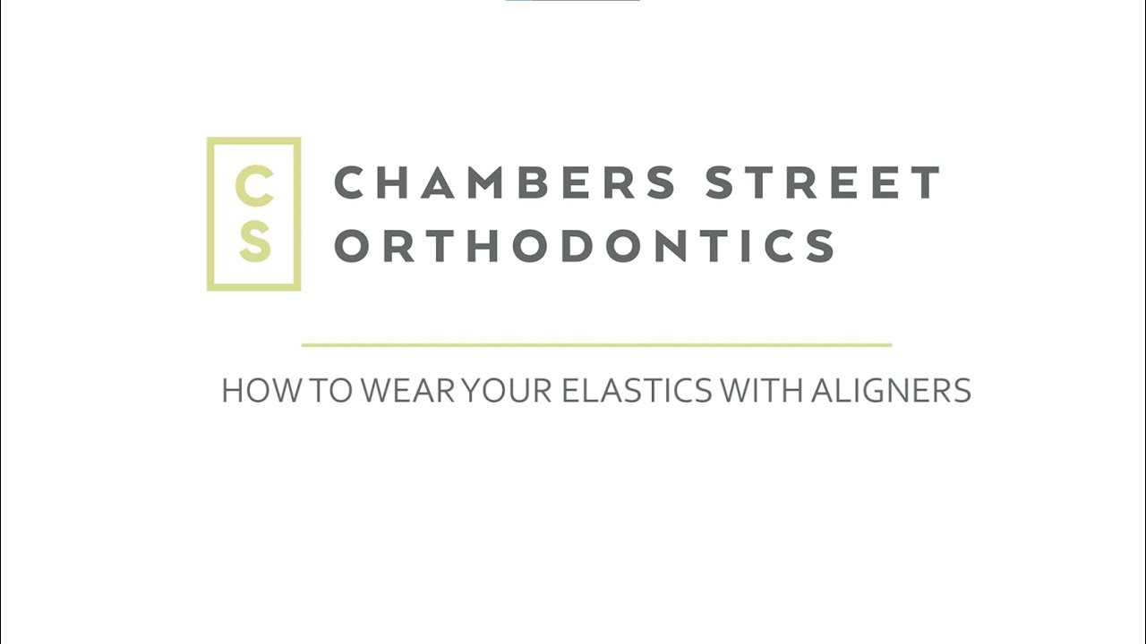 How to Wear Elastics with Invisalign Aligners - YouTube