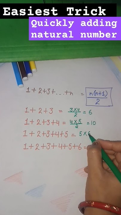 Number System #adding consecutive natural number #mathematics #number #exam - YouTube
