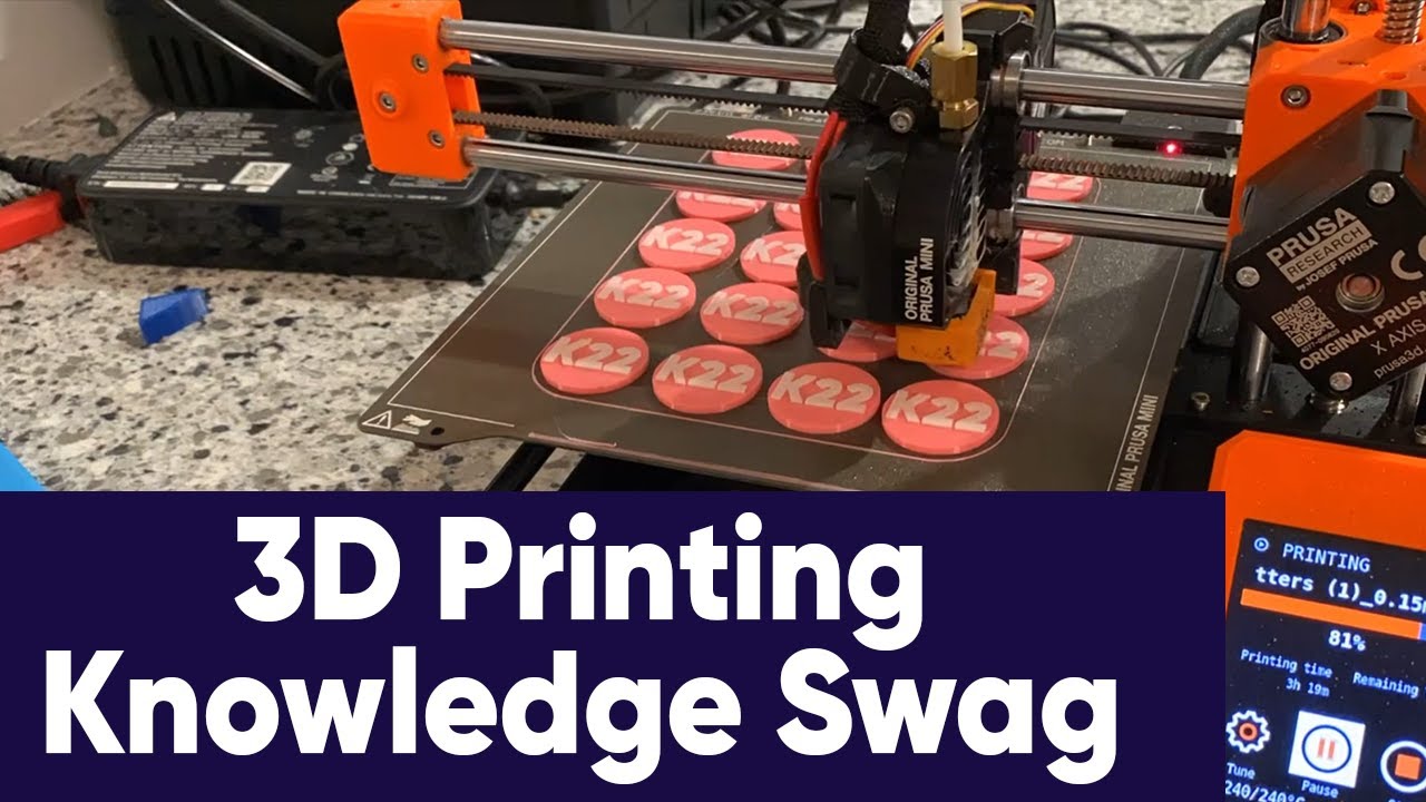 3D Printing ServiceNow Knowledge Swag - YouTube