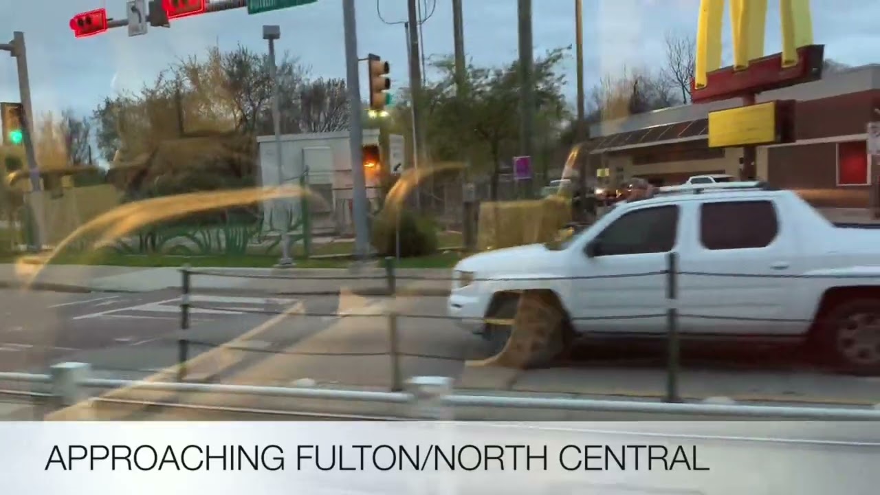 Houston Metrorail Red Line Ride From Central Station Main To Northline ...