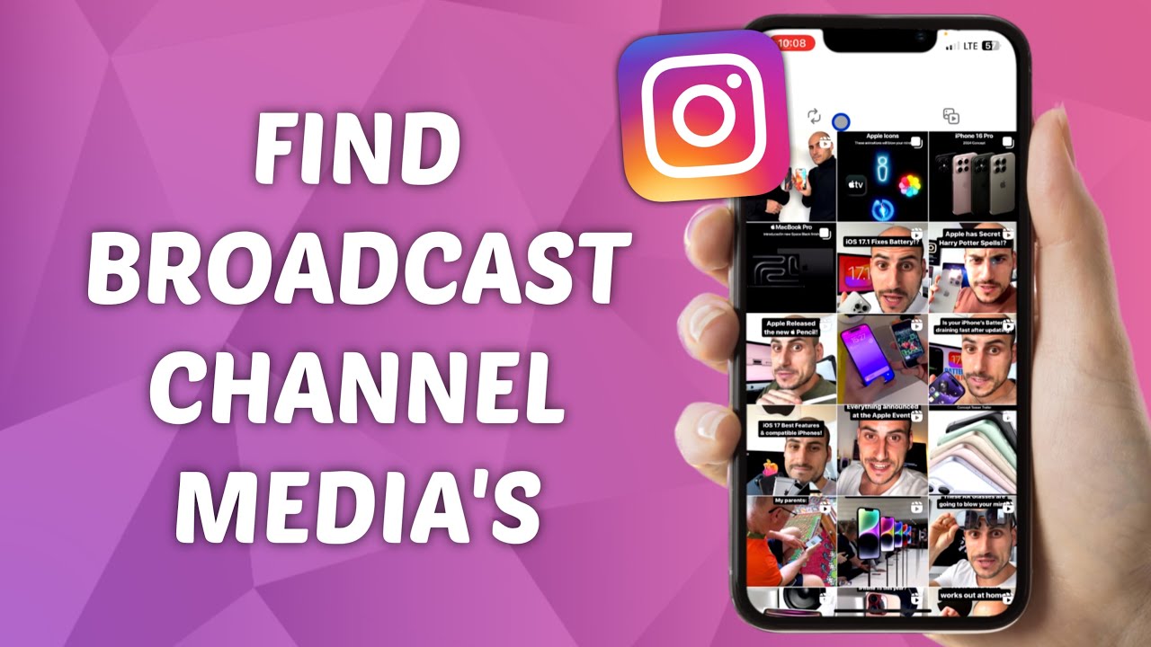 How to Find Broadcast Channel Medias on Instagram - YouTube