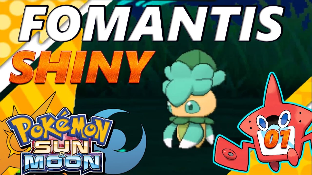 Catching a Shiny Fomantis! | Pokemon Sun and Moon Shiny #01 - YouTube