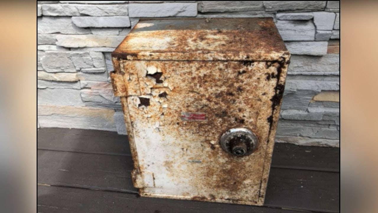 Man Finds Unusual Rusted Box In Backyard, Unraveling A Mysterious ...