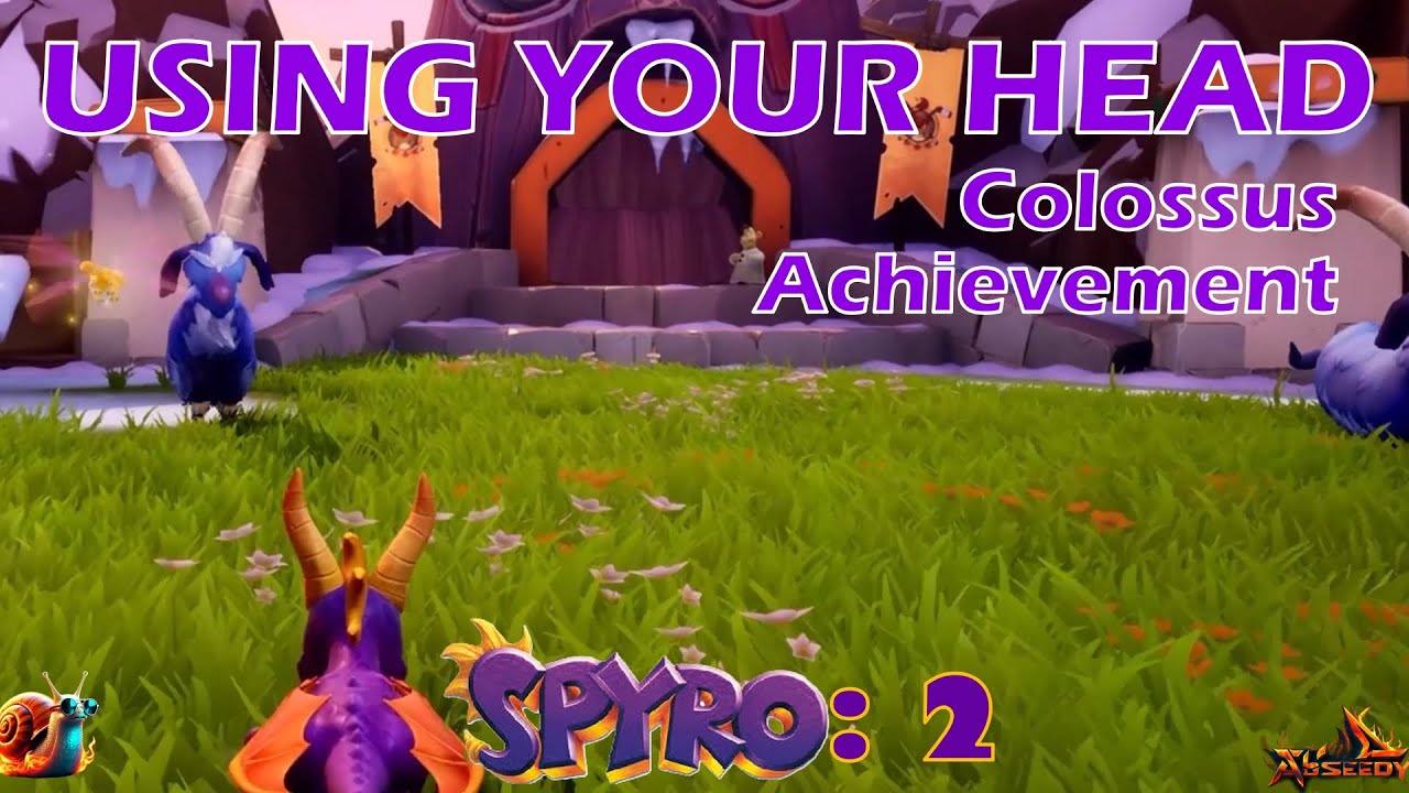 Using Your Head - Colossus (Achievement) - Spyro 2: Ripto's Rage - YouTube