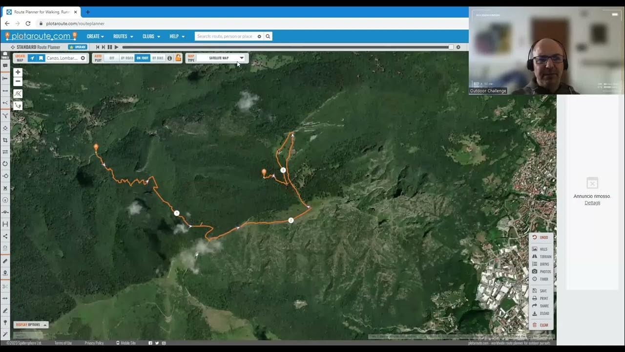 Pianificazione trekking , come fare una traccia GPS con Plotaroute. - YouTube