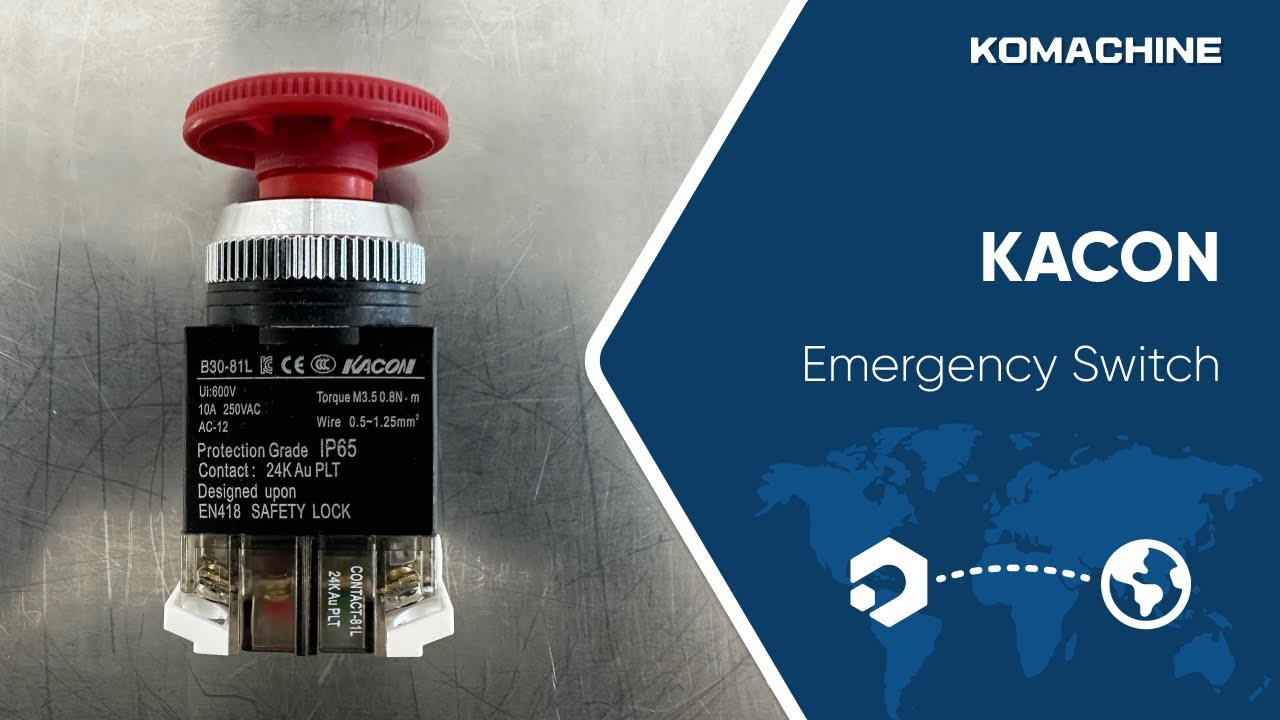 KACON / Emergency Switch (B30-81L) / INV-03656 - YouTube