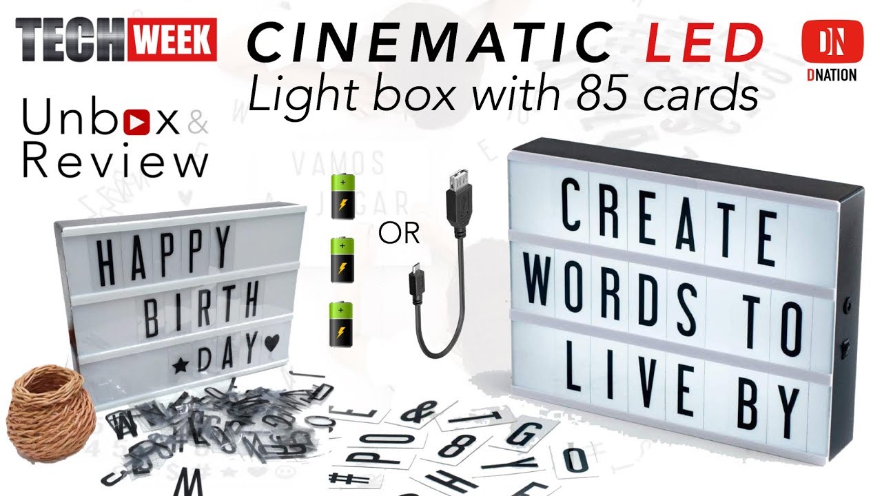 Unboxing Cinematic Light box Manufactured by Lightbox - Dnation - YouTube