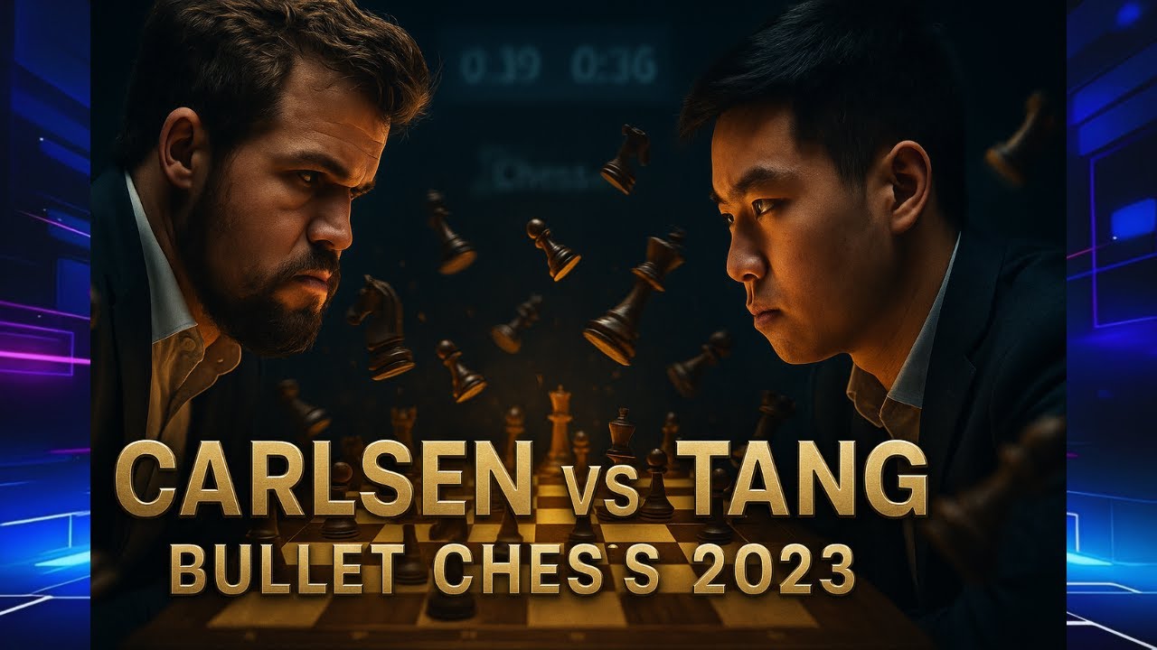 Magnus Carlsen vs Andrew Tang | Bullet Chess Championship 2023 Round 26 ...
