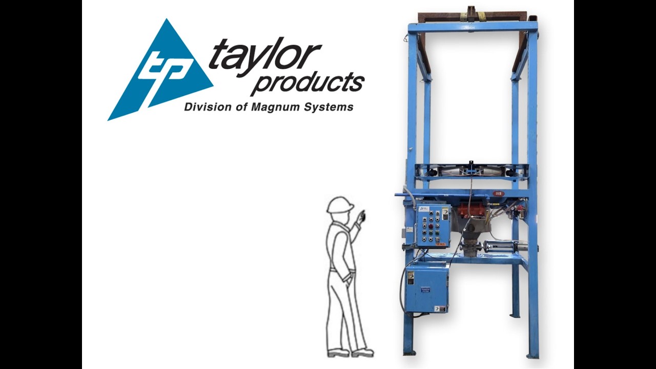 Used Taylor Products DW-1000 2,000 lb Capacity Bulk Bag Unloader | JM ...