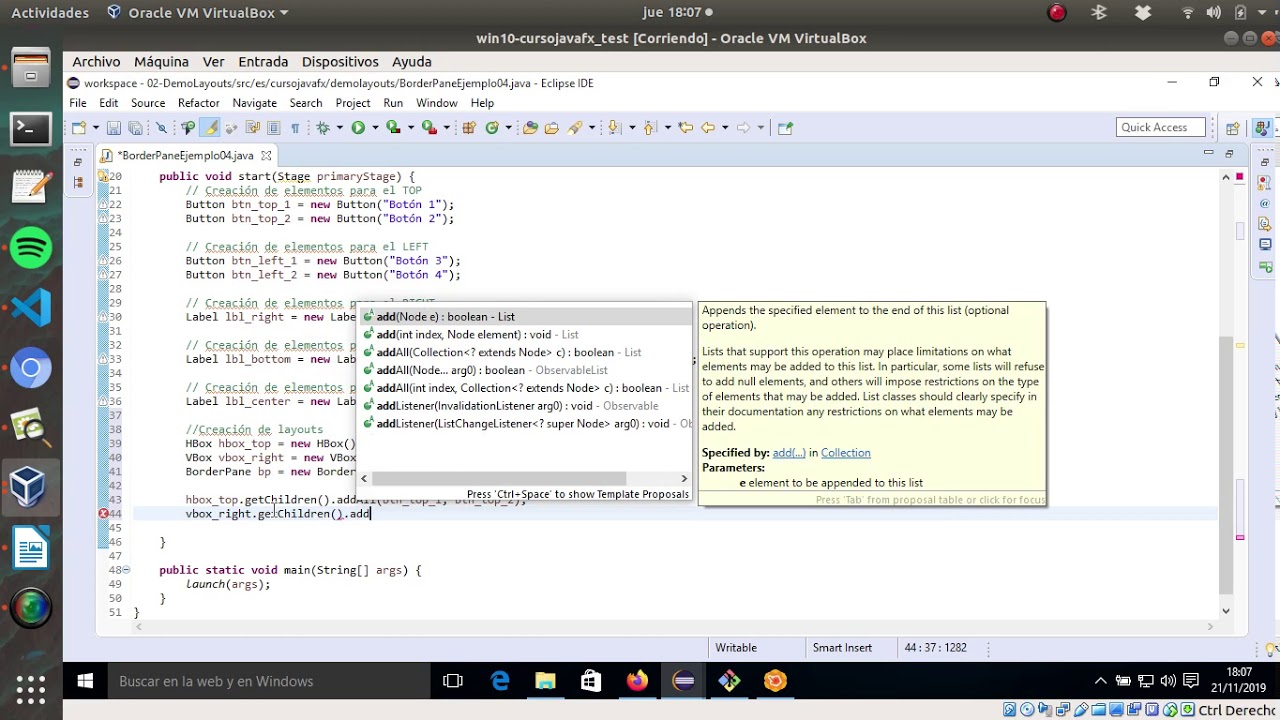 04 - Border Pane con Java FX - YouTube