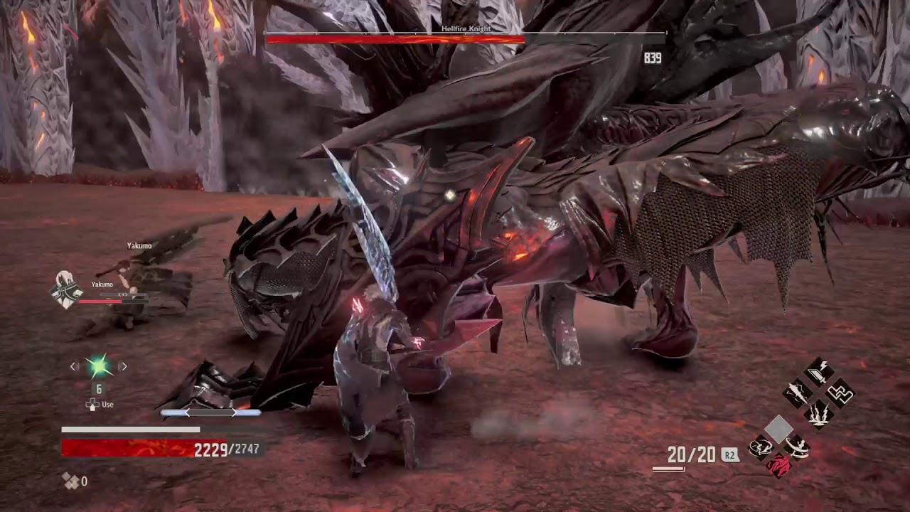 Code Vein HellFire Knight - YouTube