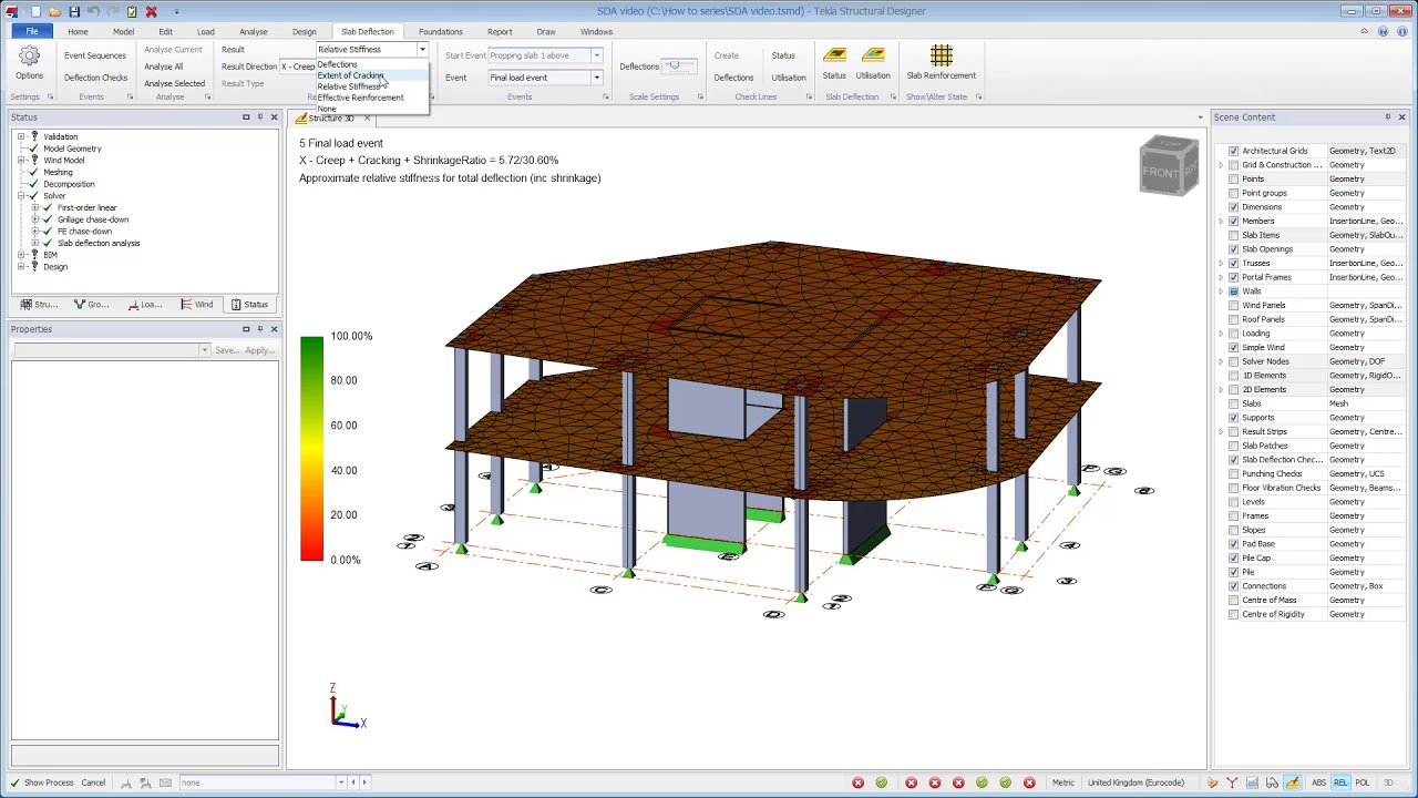 Rigorous slab deflection - YouTube
