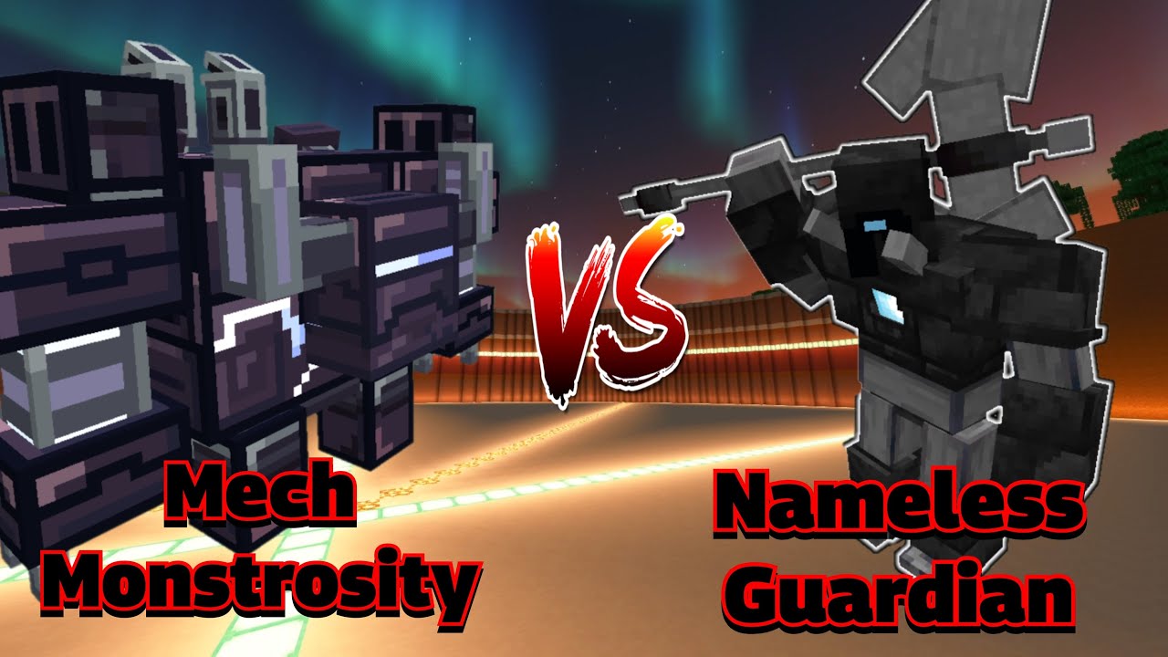 Mech Monstrosity VS Nameless Guardian | Minecraft |Mobs Battle - YouTube