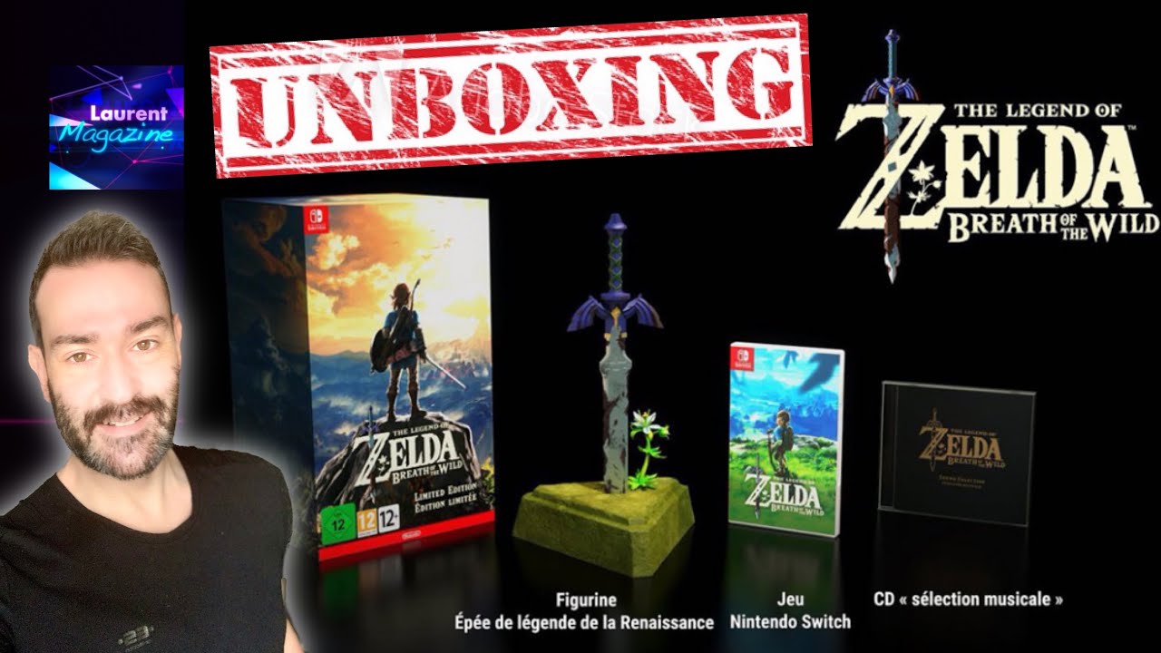 Unboxing Zelda Breath Of The Wild Collector Nintendo Switch Fr Youtube